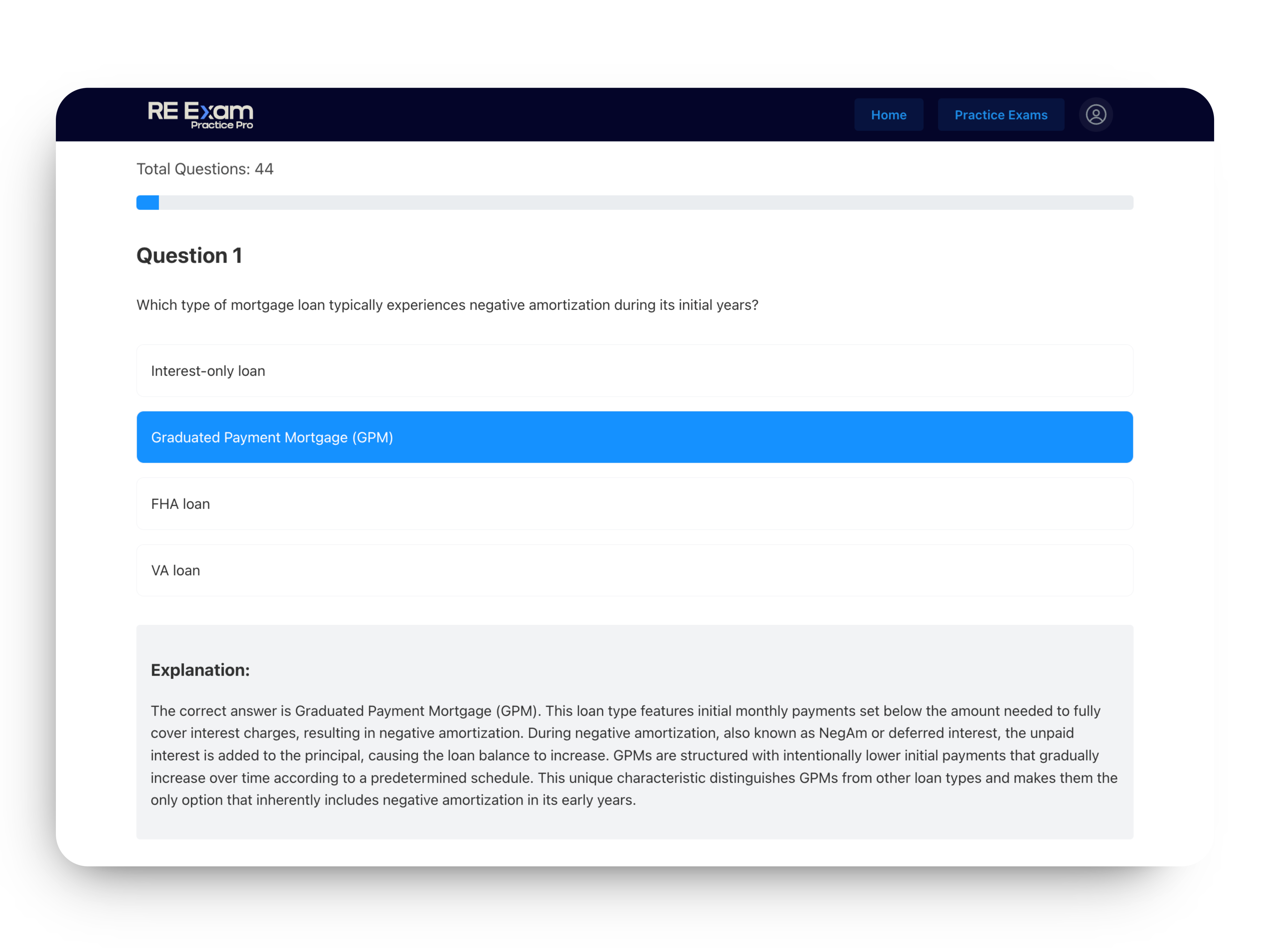 RE Exam Practice Pro